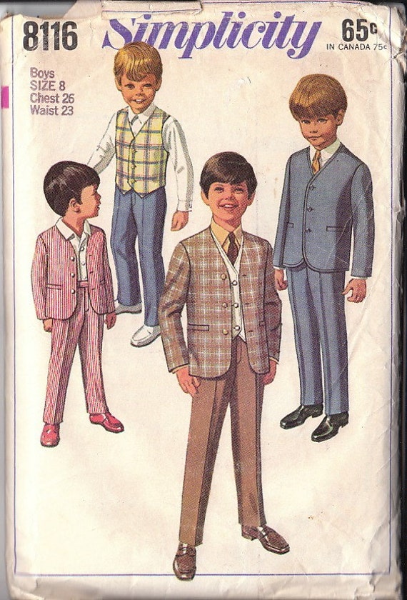 Little boys suits, Kids suits, Childrens sewing patterns